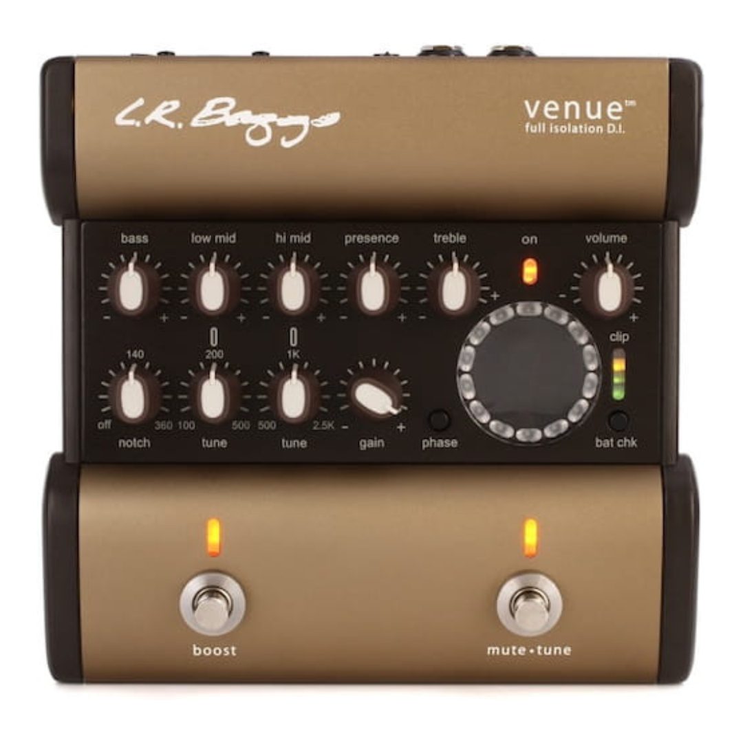 LR Baggs Venue DI Acoustic Preamp EQ/DI/Tuner Pedal - Musicians Cart