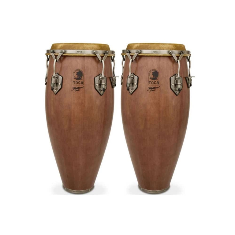 Toca 3911DW Traditional Conga 11″ and 11.75″ Dark Walnut Set without ...
