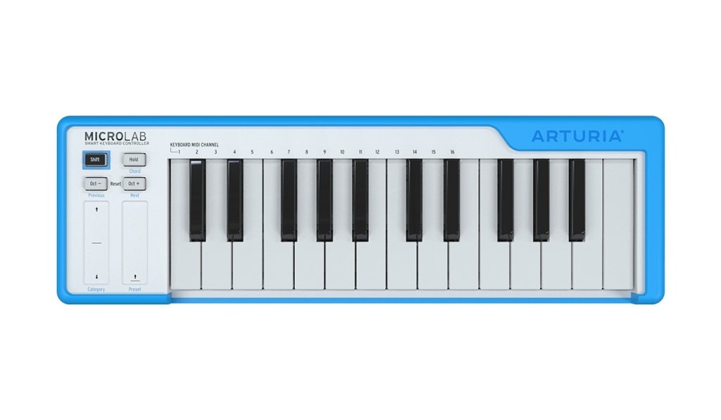Arturia MicroLab Blue 25-key Controller - Musicians Cart