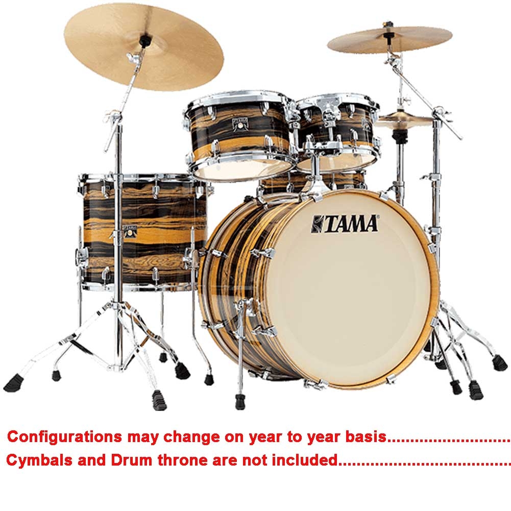 Tama Superstar Classic CK52KRS NET Unicolor Wrap Finish 5 Pcs Shell ...