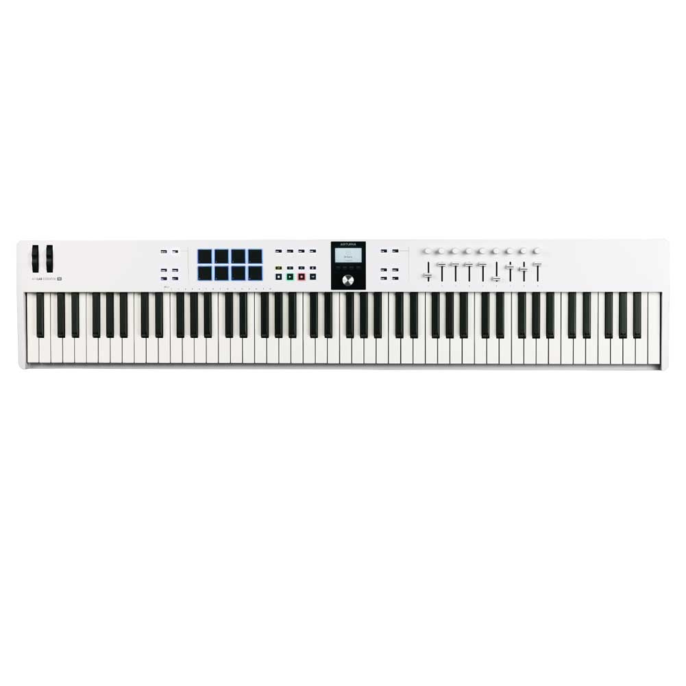 Arturia KeyLab Essential 88 MK3 White Universal Midi Keyboard ...
