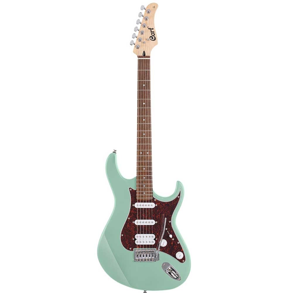 Cort G115SE SFG Seafoam Green Rosewood-Jatoba Fingerboard HSS Electric ...
