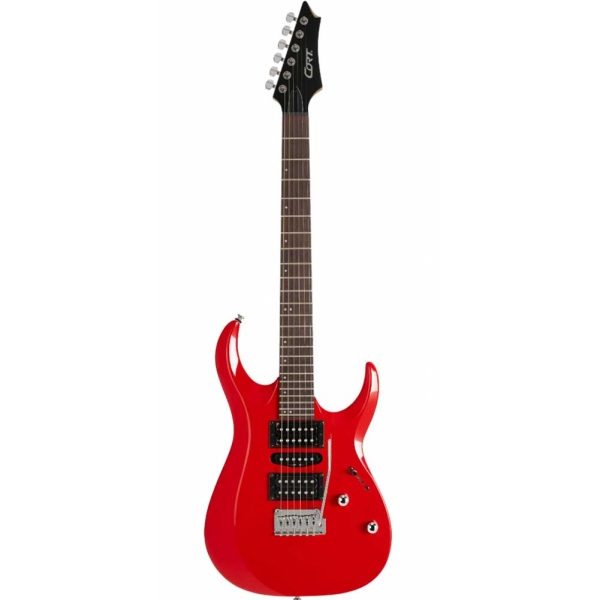 Cort X200 CRD Candy Red Jatoba Fingerboard Electric Guitar 6 Strings ...