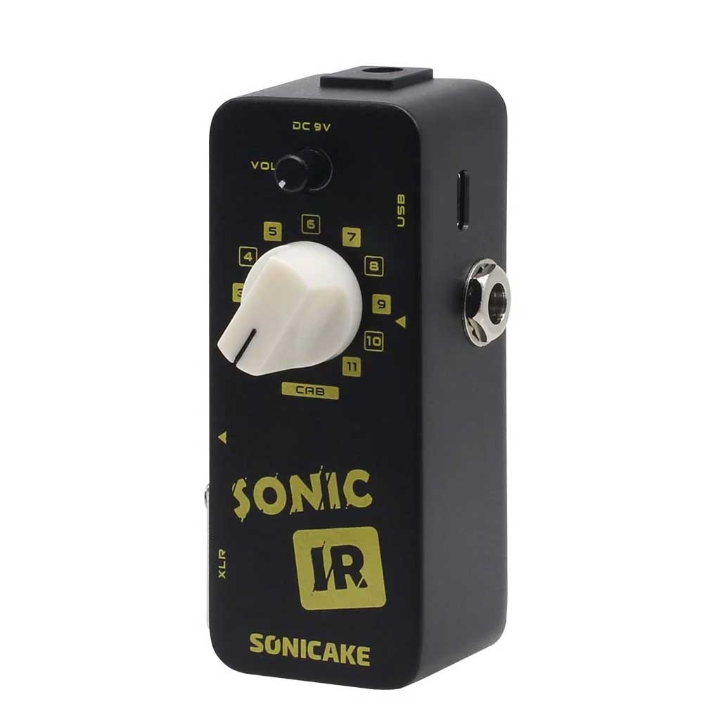 SONICAKE QSS-12 Sonic IR Cabinet Simulator and IR Loader Mini Stompbox Guitar Effects Pedals ...