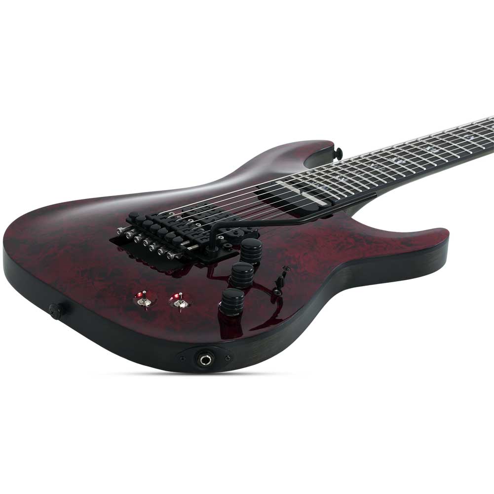Schecter C-7 FR S Apocalypse Red Reign with Sustainic 3058 Electric ...